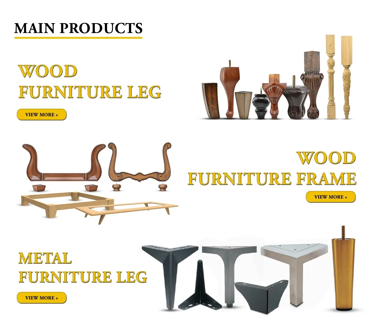 Antique Wooden Furniture Parts for Sofa Custom Replacement Wood Chair ...