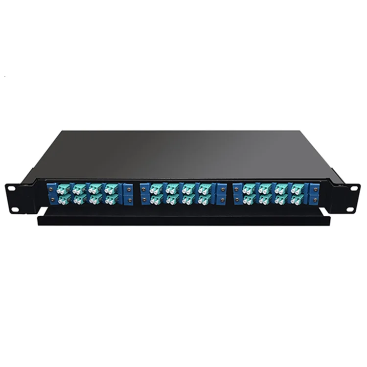 Fhd High Density 1u Rack Mount Enclosure Unloaded 96 Odf 12 Core Fibre ...