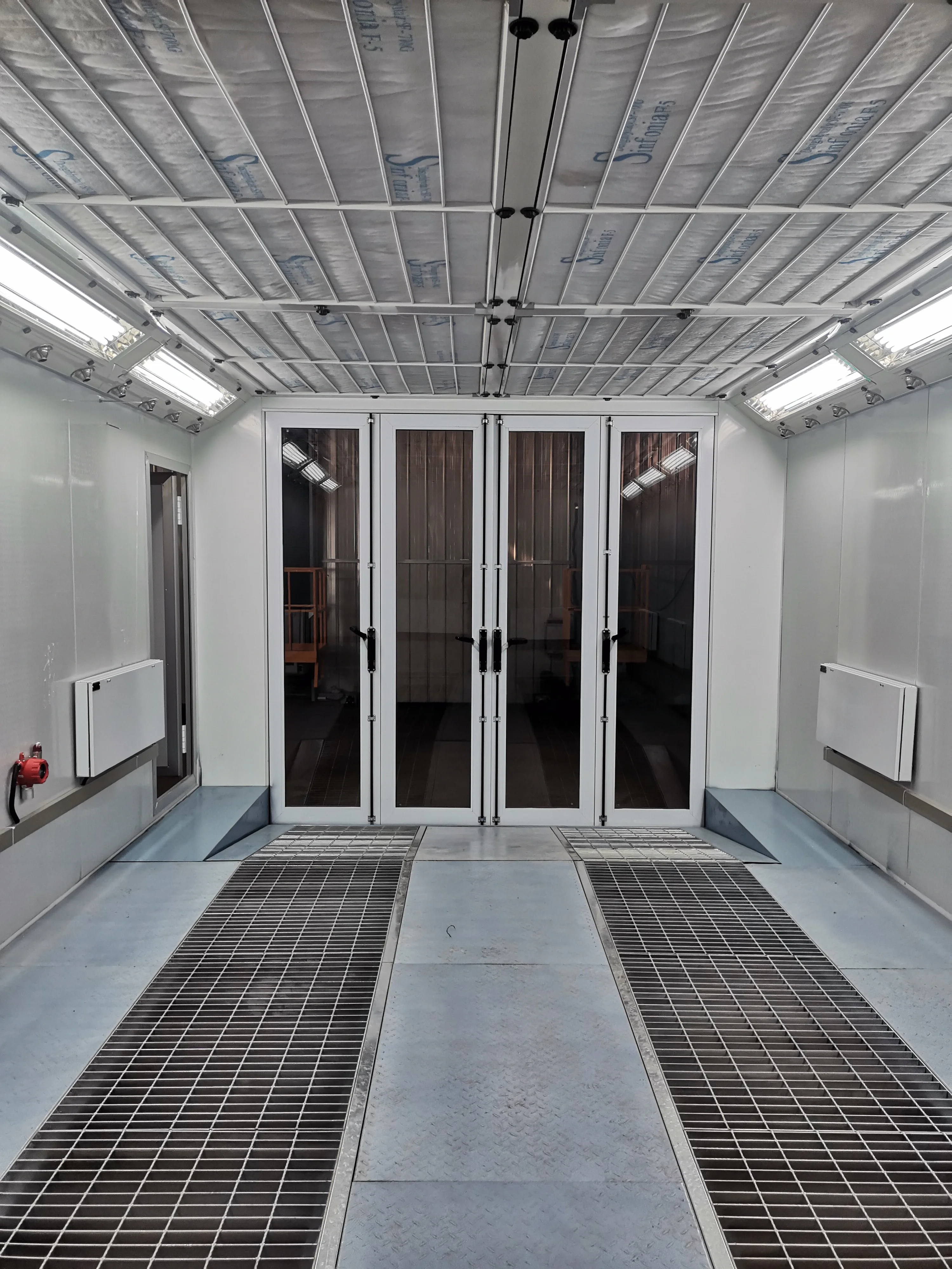 Full Downdraft Side Extraction Infrared Car Spray Bake Booth - Buy Car ...
