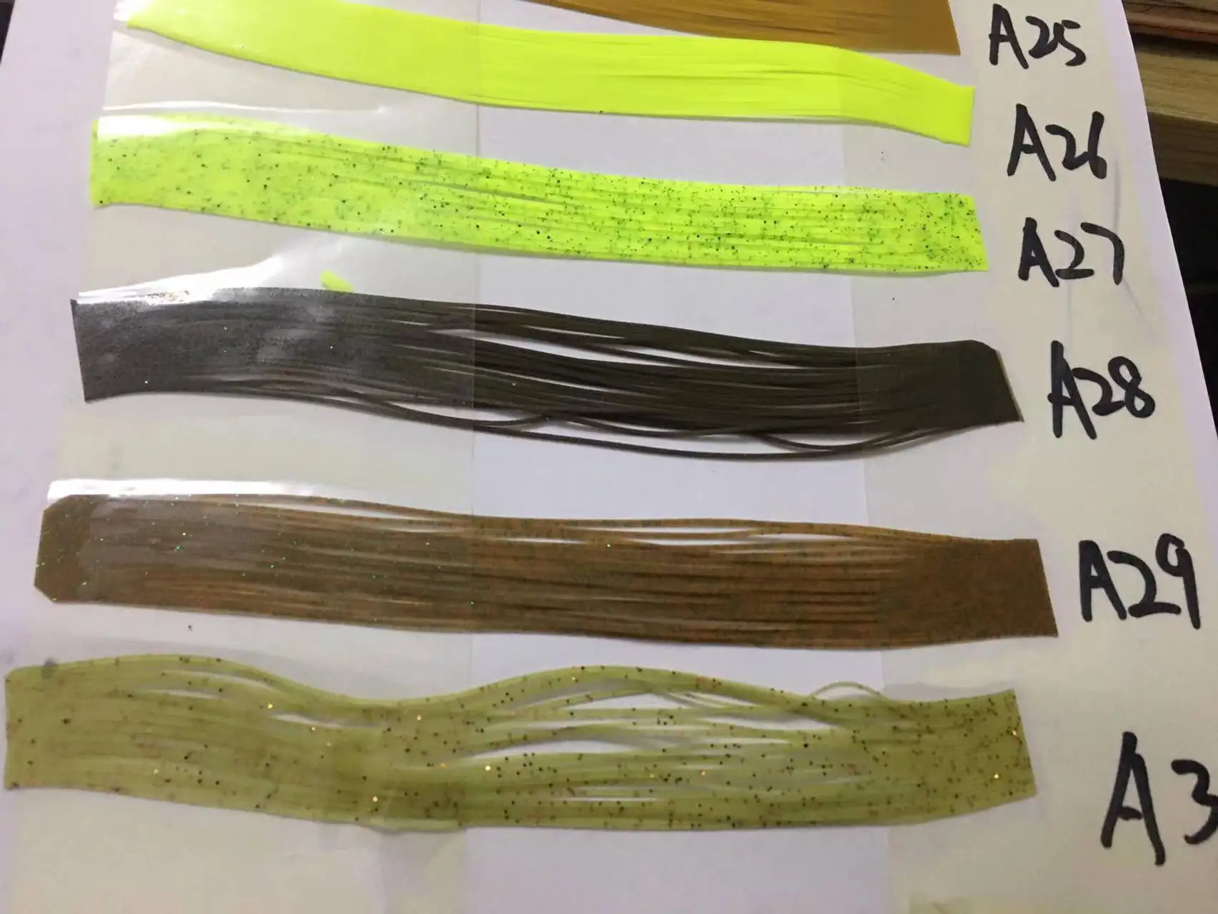 In Stock Silicone Jig Skirts - DIY Fishing Lures