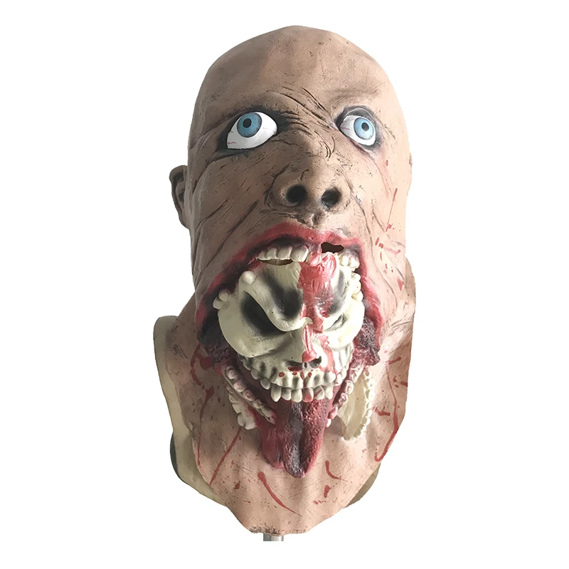 Wholesale Party Masks Creepy Zombie Mask Gruesome Latex Parasite ...