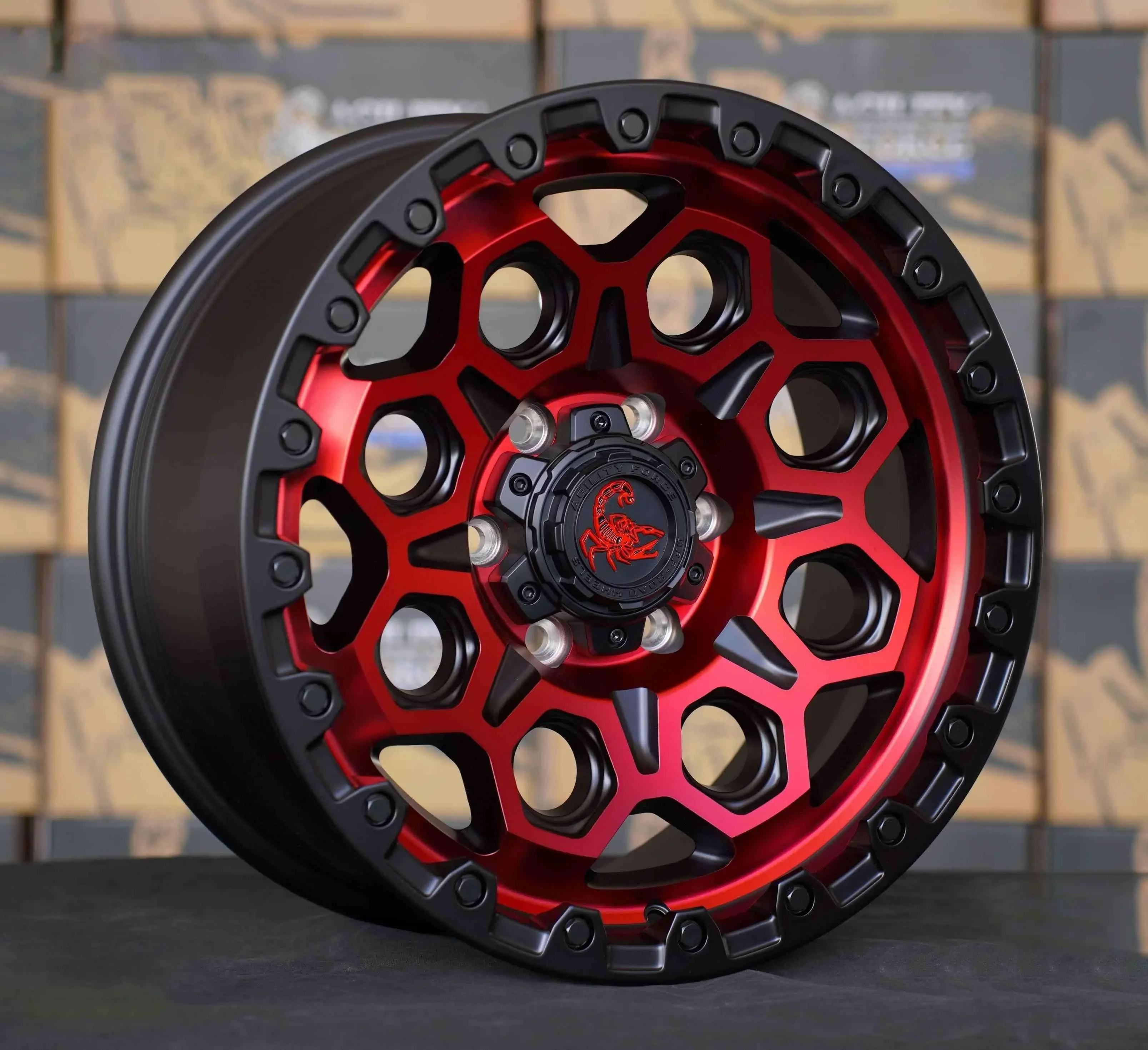 Agility Force 4X4 off Road Pickup & SUV Wheels Negative Offset-12 Wheel ...