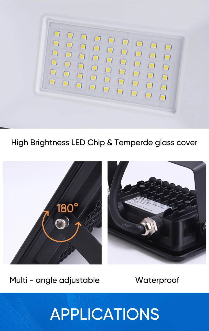 10w 20w 30w 50w 100w 150w 200w 300w Wall Mounted Flood Lights Led Sensor Flood Light - Buy Led ...