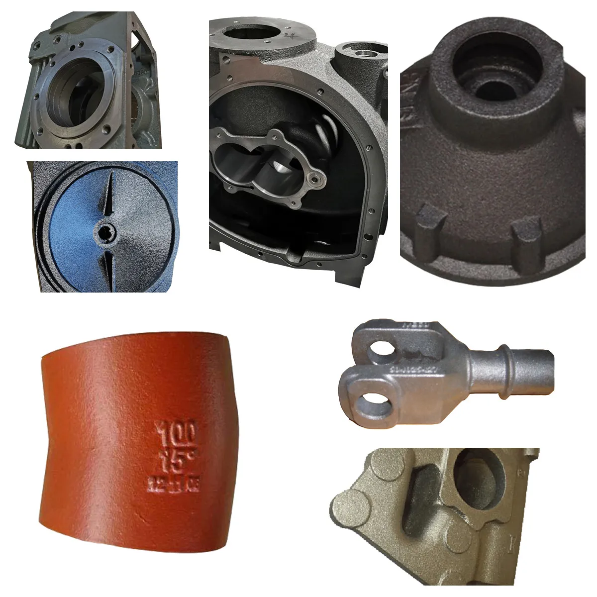 Iso Certified Fast Delivery Heat Treatment Green Sand Casting Lron ...