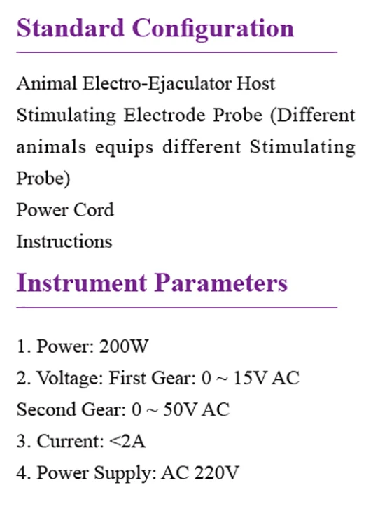 Cheap Animal Semen Collection Machine - Electro-ejaculator