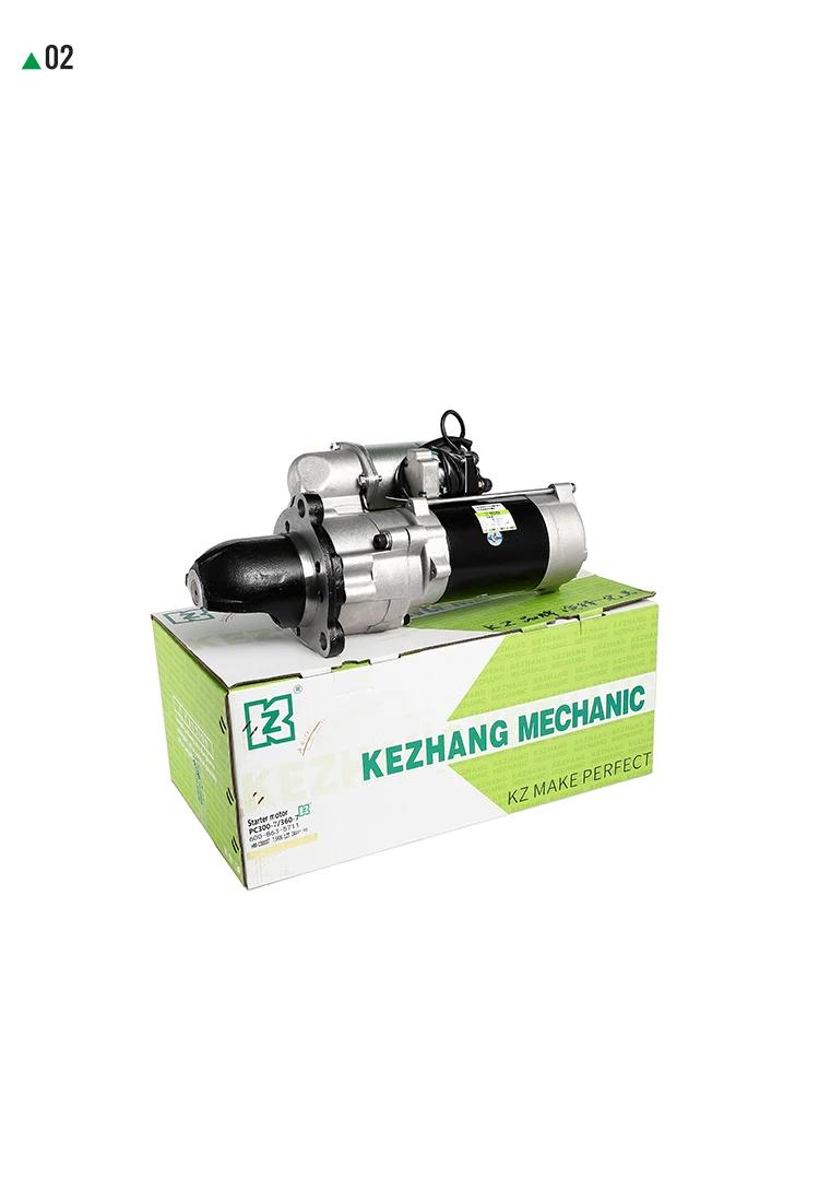 Kezhang Mechanic Excavator Starter Motor 600-863-5711 128000-2561 Pc300 ...