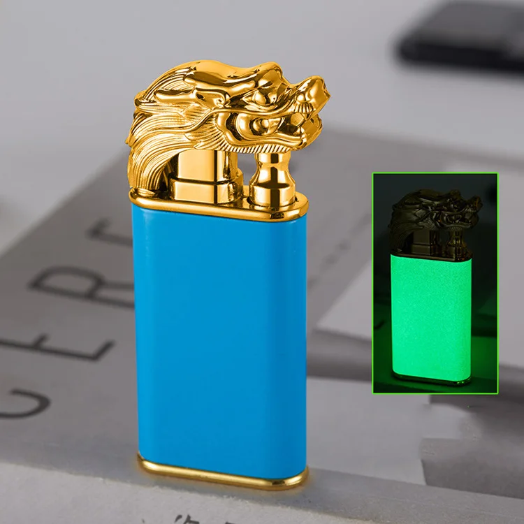 Exquisite Gift Boxwindproof Croc Dragon Cigar Torch Tiger Lighter Jet ...