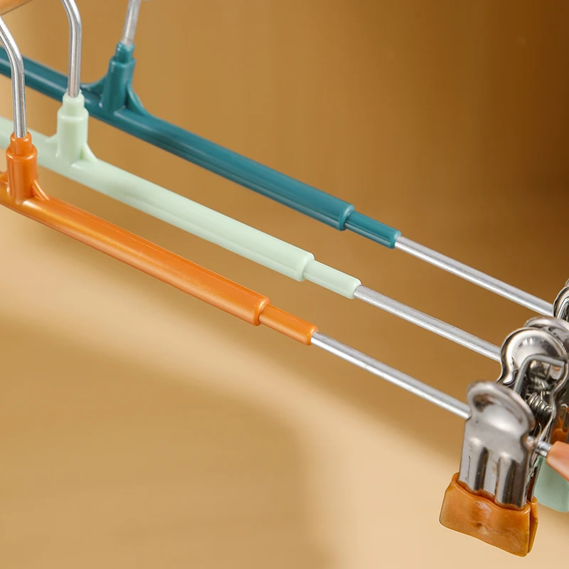 Customized Floating Hanger Nano Seamless Pants Rack Metal Pant Hangers ...