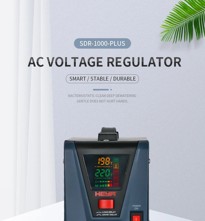 Sdr-500-pro Single Phase Full Automatic Ac Variac Transifomer Led Relay ...