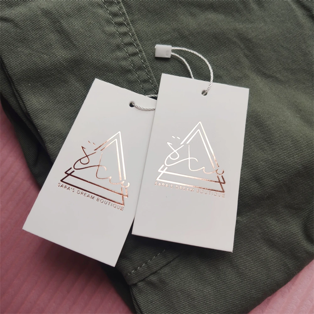 Custom Biodegradable Fashion Style Clothing Tag