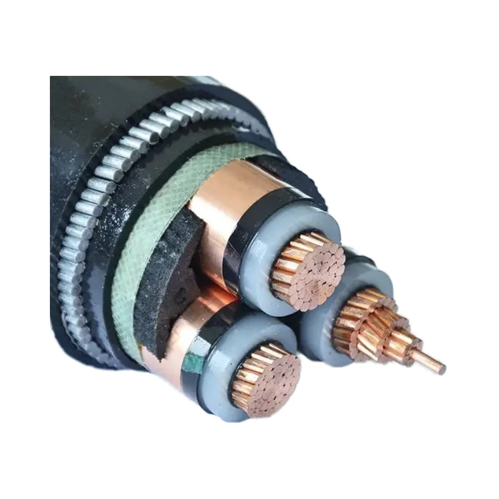 3core High Tension HV Armoured Power Cable Conductor 15KV--35KV XLPE ...