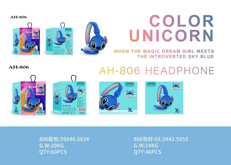 Ah-806 Snoopy Headphone Wireless Headphone Factory Directly Selling Headphone With Best Price ...