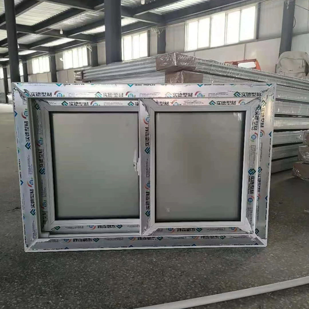 Modern PVC frosted small sliding window impact UPVC windows| Alibaba.com