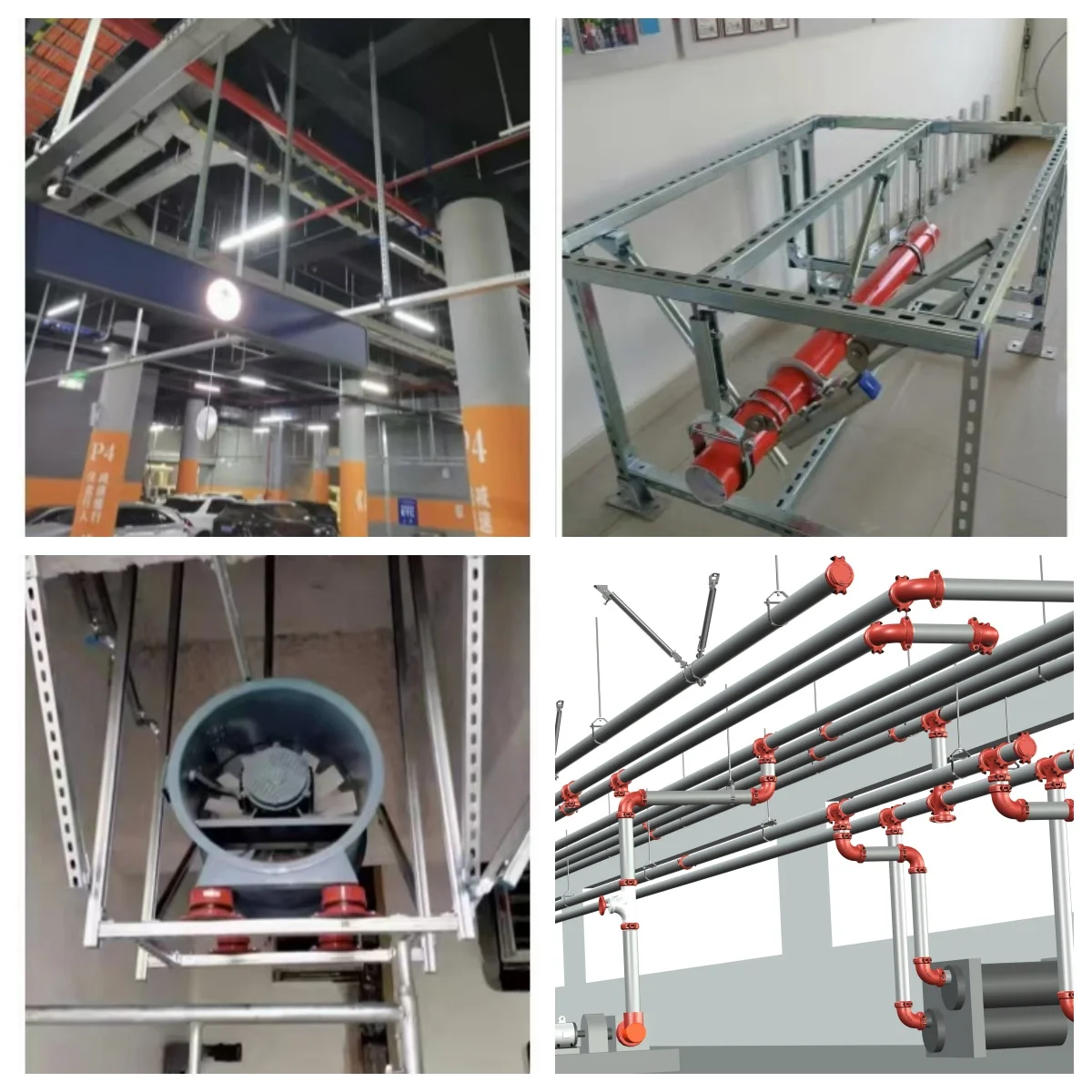 Galvanized Carbon Steel Beam Adapter & Pipe Fitting (FM/UL) Compatible ...