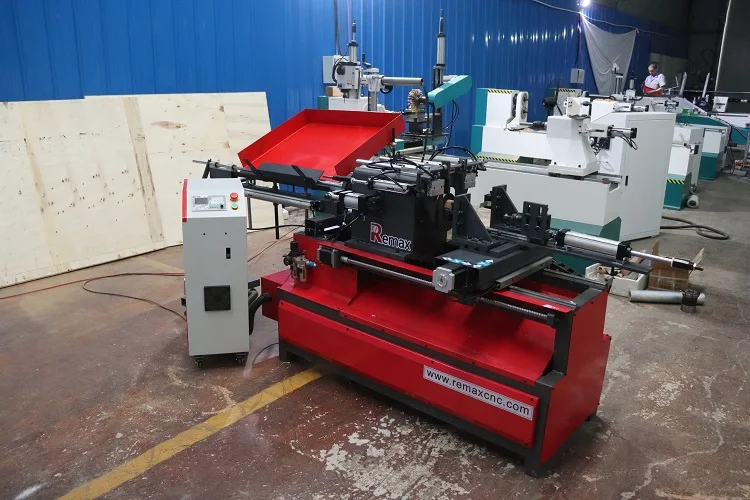 Remax Cnc Wooden Lathe with Auto Feeder Mini Wood Lathe Machine Turning ...