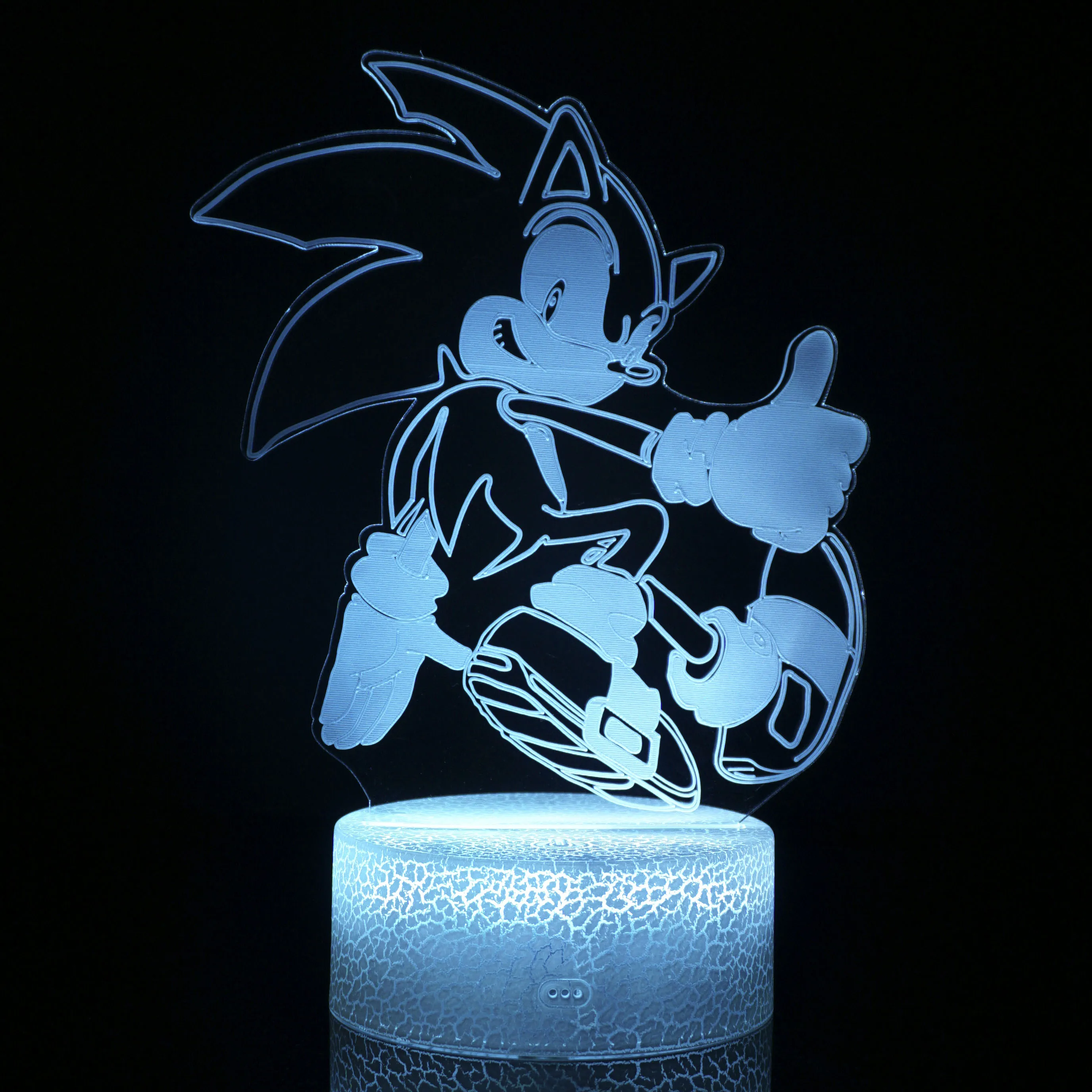 Hot Sales Acrylic Table Lamp Sonic the Hedgehog Series Night Light ...