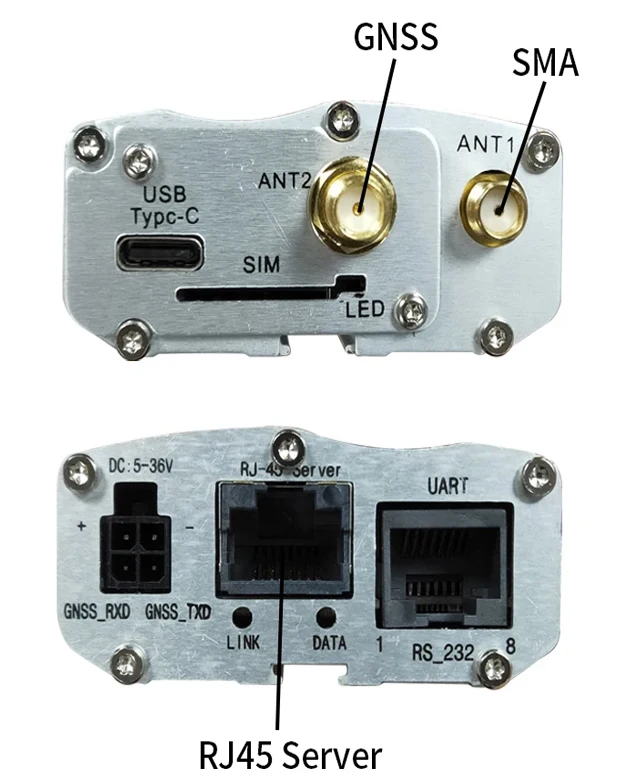 4G LTE Modem SIM7600E module RS232 UART RJ45 remote TCP/IP to serial ...