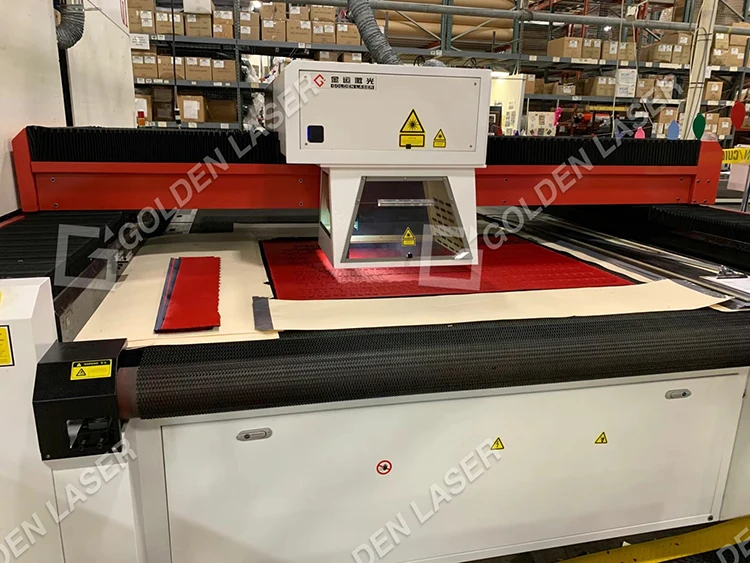 Golden Laser CO2 Cutting Machine for Industrial Textiles