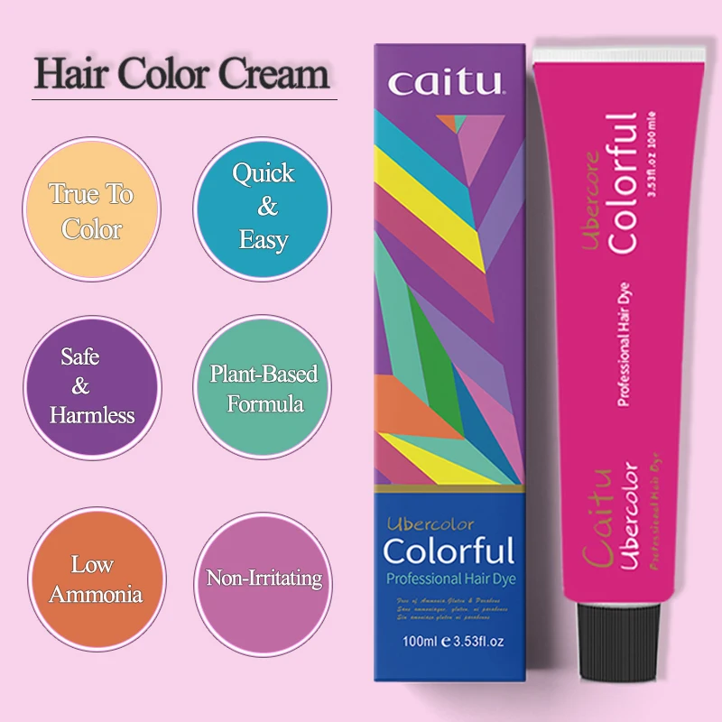 Hot Popular Gray Coverage Hair Color Cream Salon Color Long Lasting ...