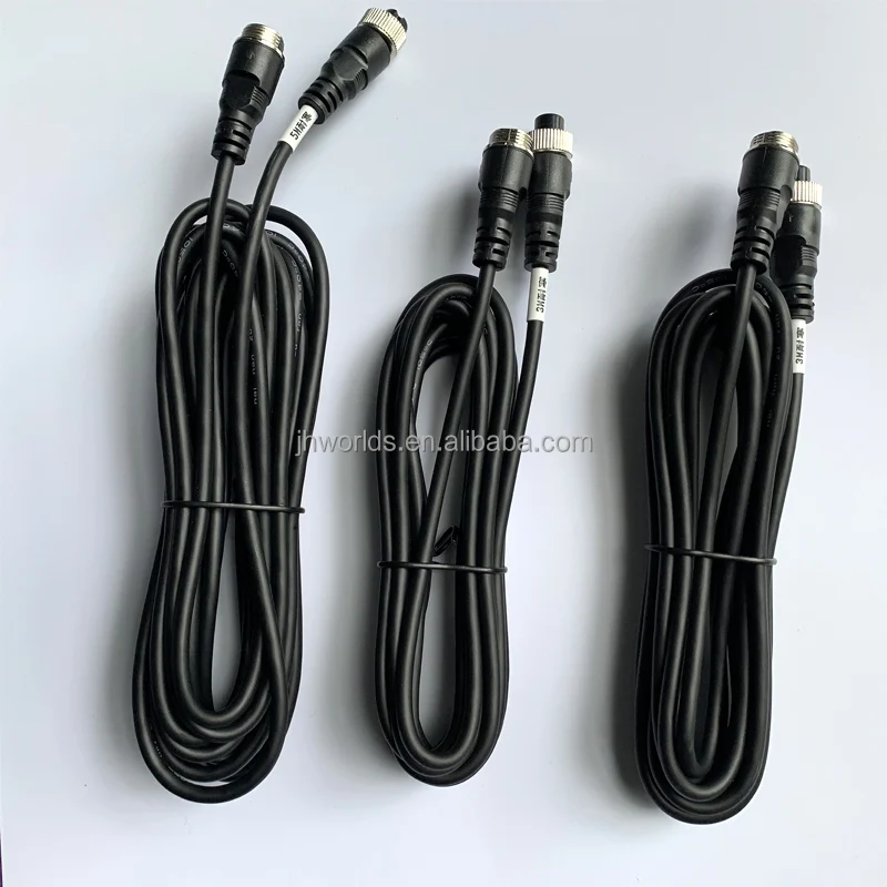 For Truck Bus Monitor Camera Connection 2m 3m 5m 10m 15m 20m Vehicle 4 ...