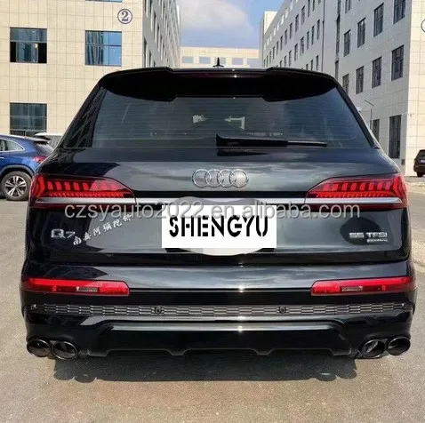 Body Kit Include Grille Rear Diffuser And Tail Pipes For Audi Q7 2021 Year To Sq7 Model - Buy ...