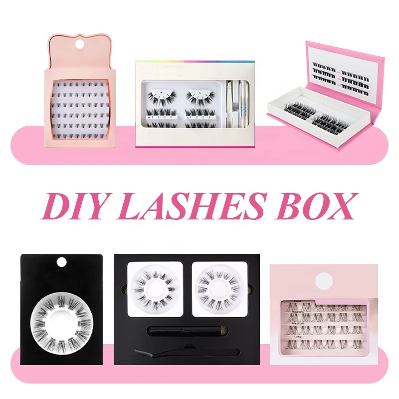 New Coming Cluster Lashes Pre-bond Press-on Diy Lashes Extension Kit ...