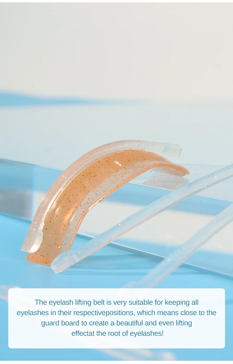 Private Label Lash Lift Silicone Strips Compensator Thin Flashing Lash Cover Strip Reusable Tape ...