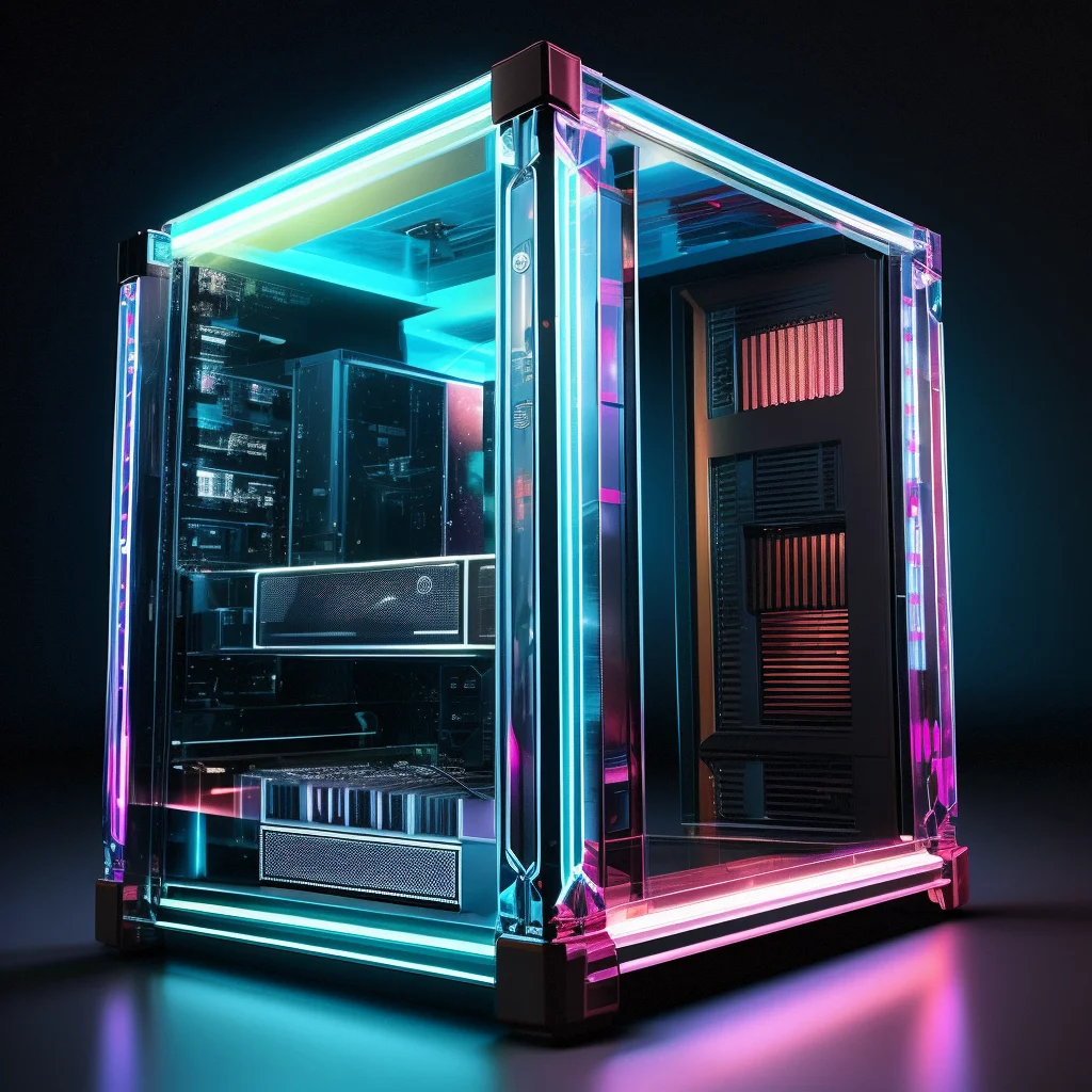 Factory Directly Oem Tempered 3 Side Glass Case Computer Pc Cabinet ...