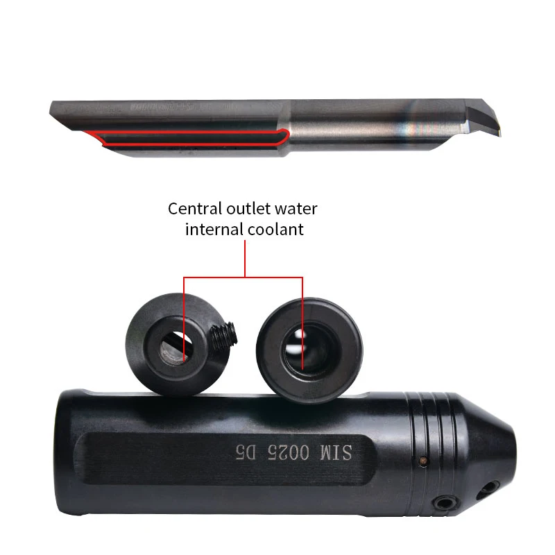 90 Degree Face Bore Cutter Mbur Quick Change Tungsten Steel Mini Boring ...