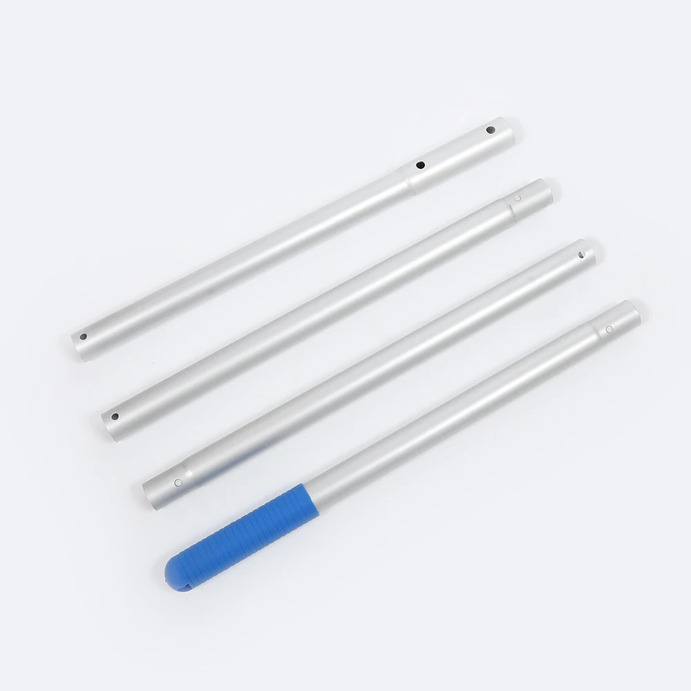 Custom Products Aluminum Swimming Pool Telescopic Extension Pole Blue ...