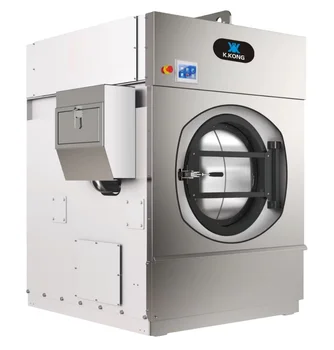 Stainless Steel Industrial Washing Machine 20kg 40kg 60kg 100kg Washer Extractor Free Standing ...