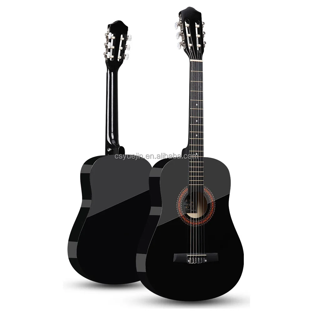 38 Inch Classic Guitar Full Size Classical Basswood Glossy Matte Guitar ...