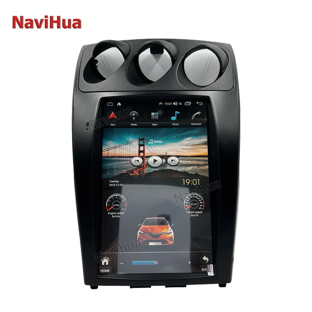 NaviHua New Upgrade Tesla Style Vertical Screen Car DVD Player for ...