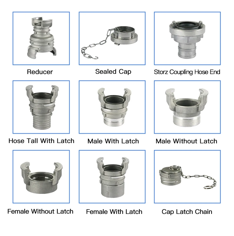 Professional Aluminum Storz Fire Hose Coupling Camlock Coupling Kja ...