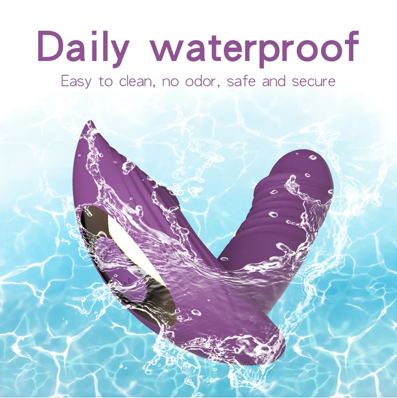 Purple New Design Mini Love Vibrating Egg Wireless Remote Control Jump ...