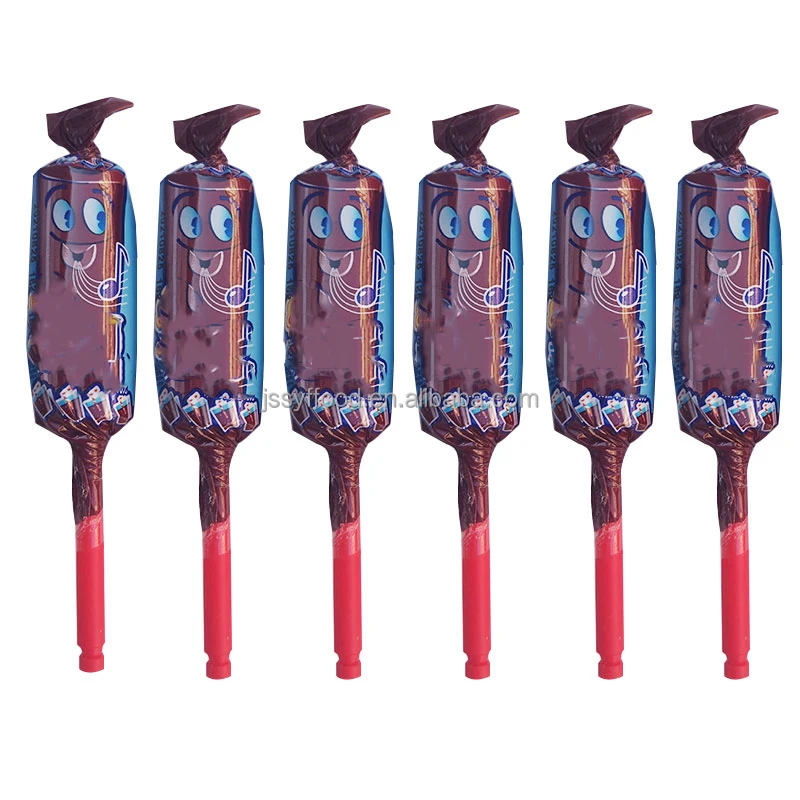 Halal Candy Whistle Shape - Enjoy Fruit Flavored Lollipops