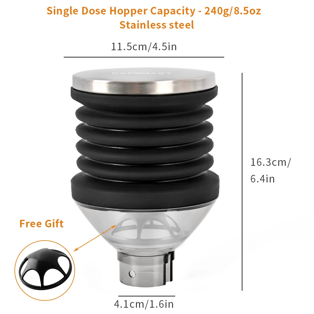 Eureka Coffee Grinder Hopper - Efficient & Eco-friendly