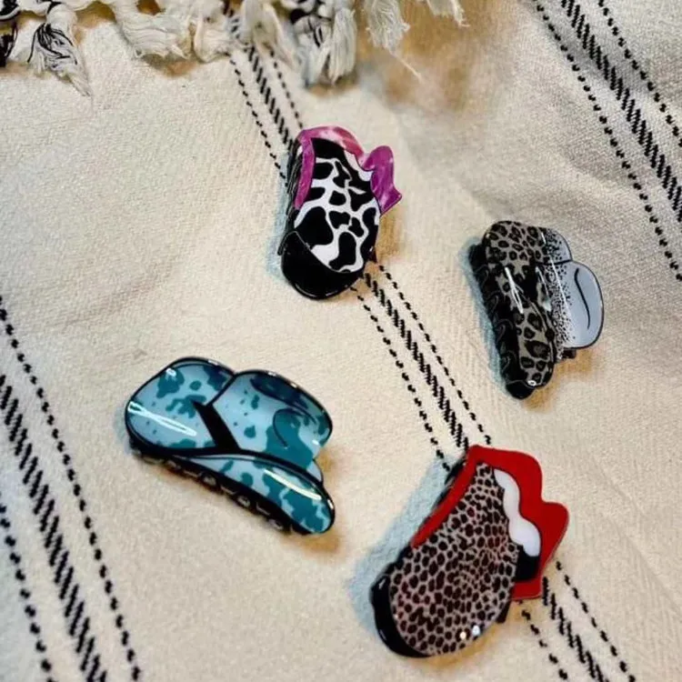 Popular Western Cowboy Hat Style Hari Clips Cow Sunflower Teal Leopard ...