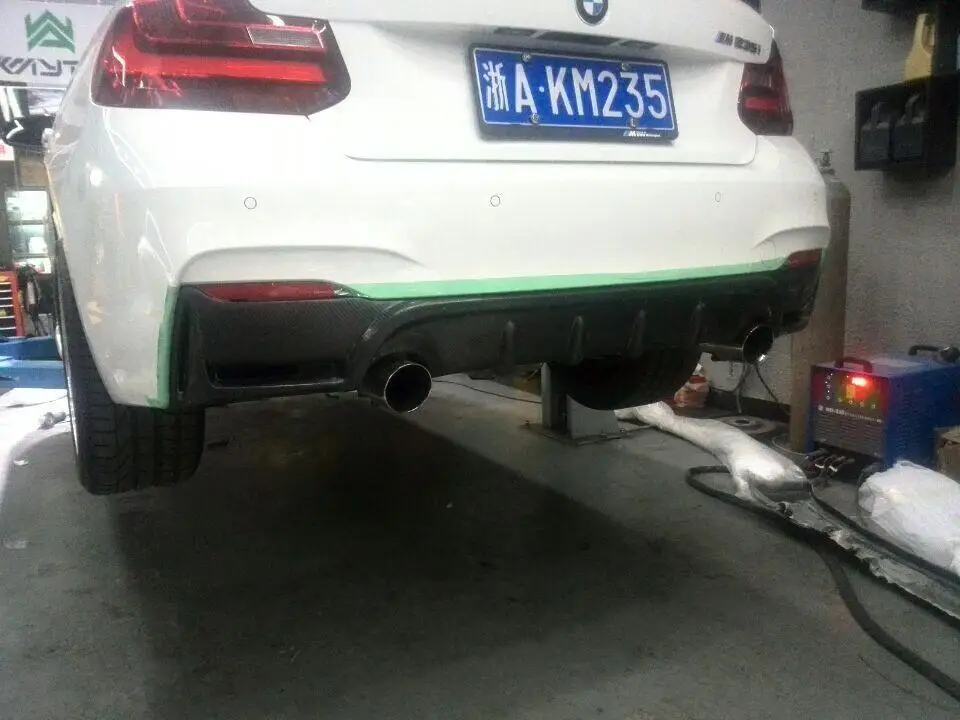 Carbon Fiber Rear Diffuser for BMW F22 M235I Bumper 2014