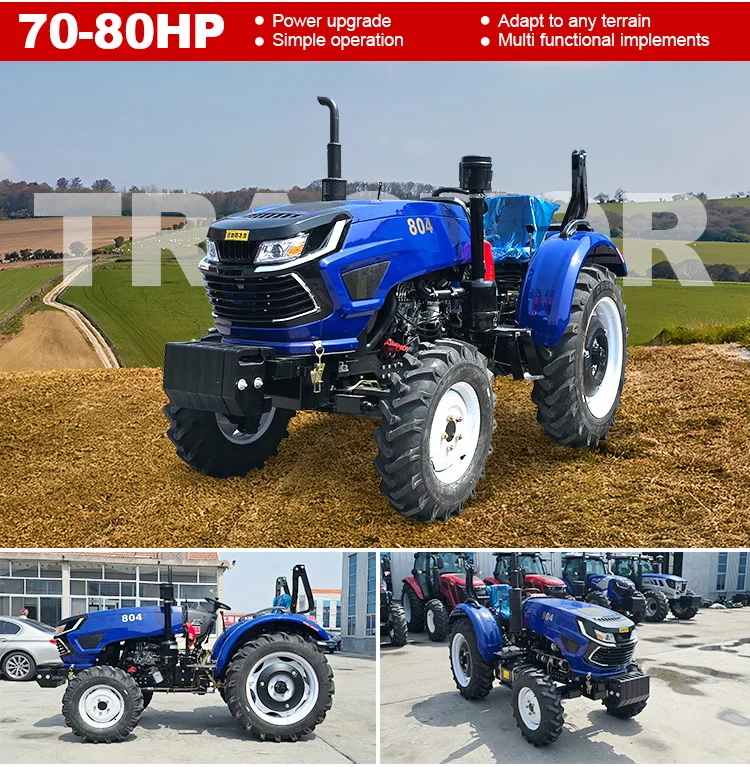 Mini Kubota 4wd 4x4 20hp 50hp 25hp 120hp Mini Farm Tractors Kuboota Agriculture Farm Machinery ...