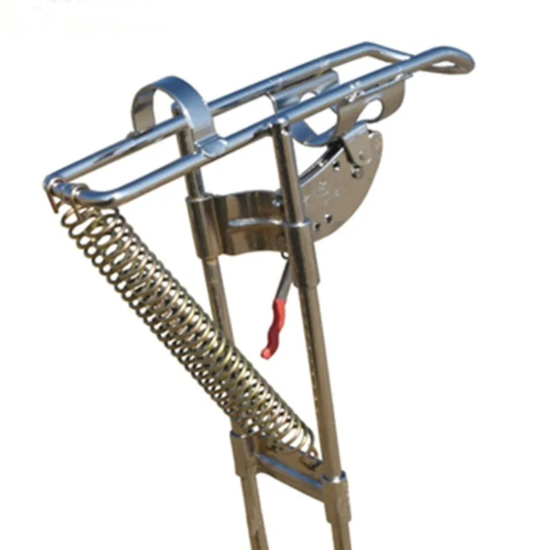 Automatic Fishing Rods Bracket Stainless Steel Spring Adjustable Sea ...