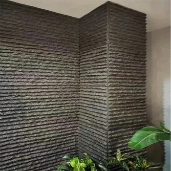 Flexible Wall Natural Stone Wall Cladding Tile Artificial Polyurethane ...