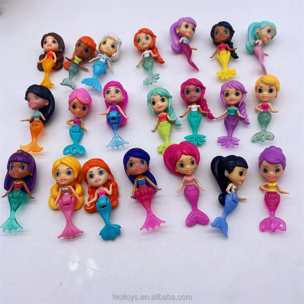 Plastic Mermaid Toy Promotion Small Capsule Toys For Vending Capsule ...
