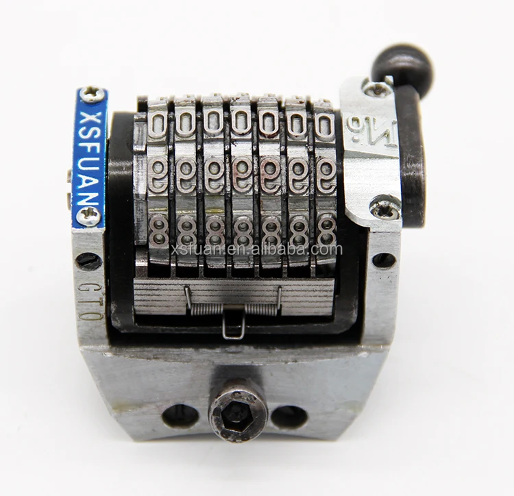 Rotary Numbering Machine Head 7digit with No. Printing