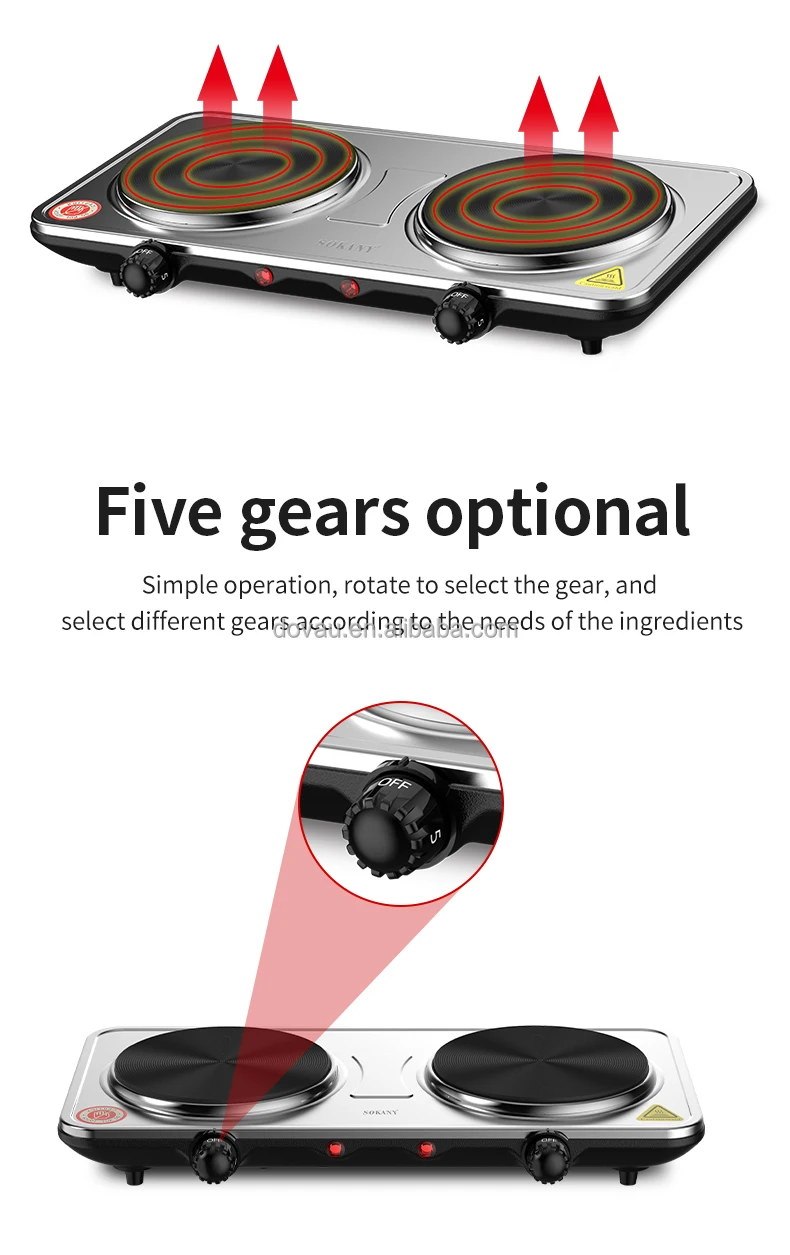 Sokany Double Heating Block Induction Cooker - Buy Induction Cooker ...