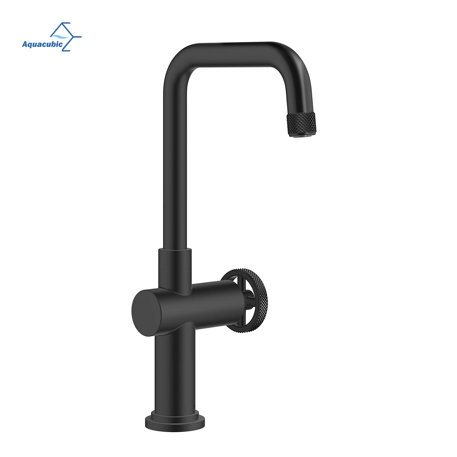 Matte Black Steampunk Industrial Pipe Kitchen Bar Faucet 1-Hole Solid ...