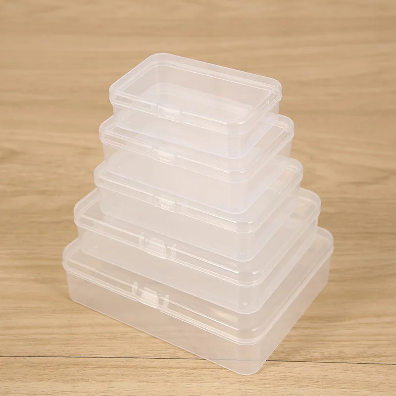 Custom Transparent Visible Pp Plastic Box Clear Storage Case For Organizing Small Parts ...