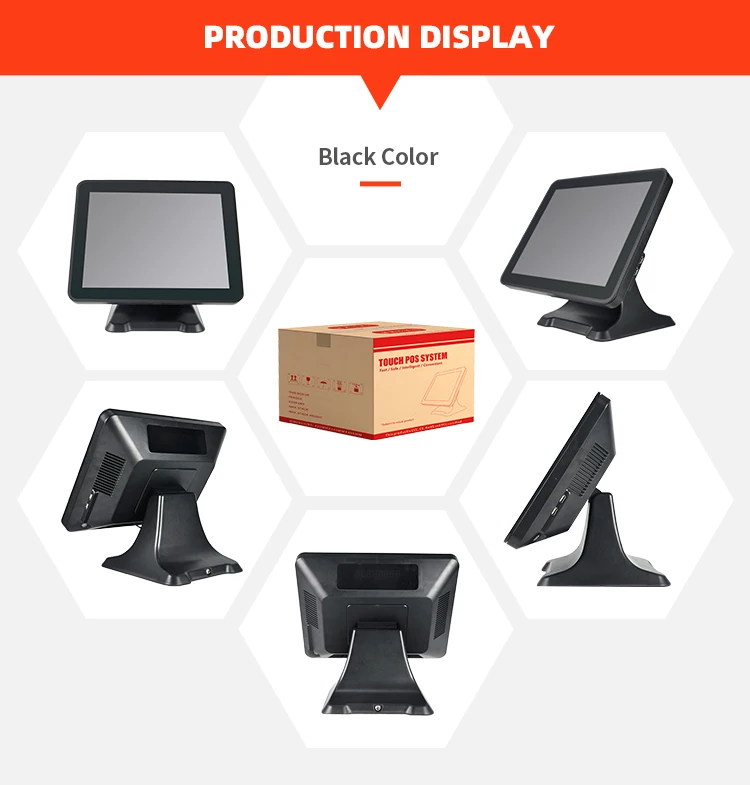 15inch Cash Register Machine with Single Touch Screen POS