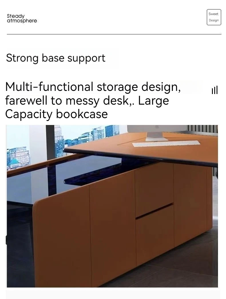 Executive Office Desk - Luxury MDF Board Computer Table