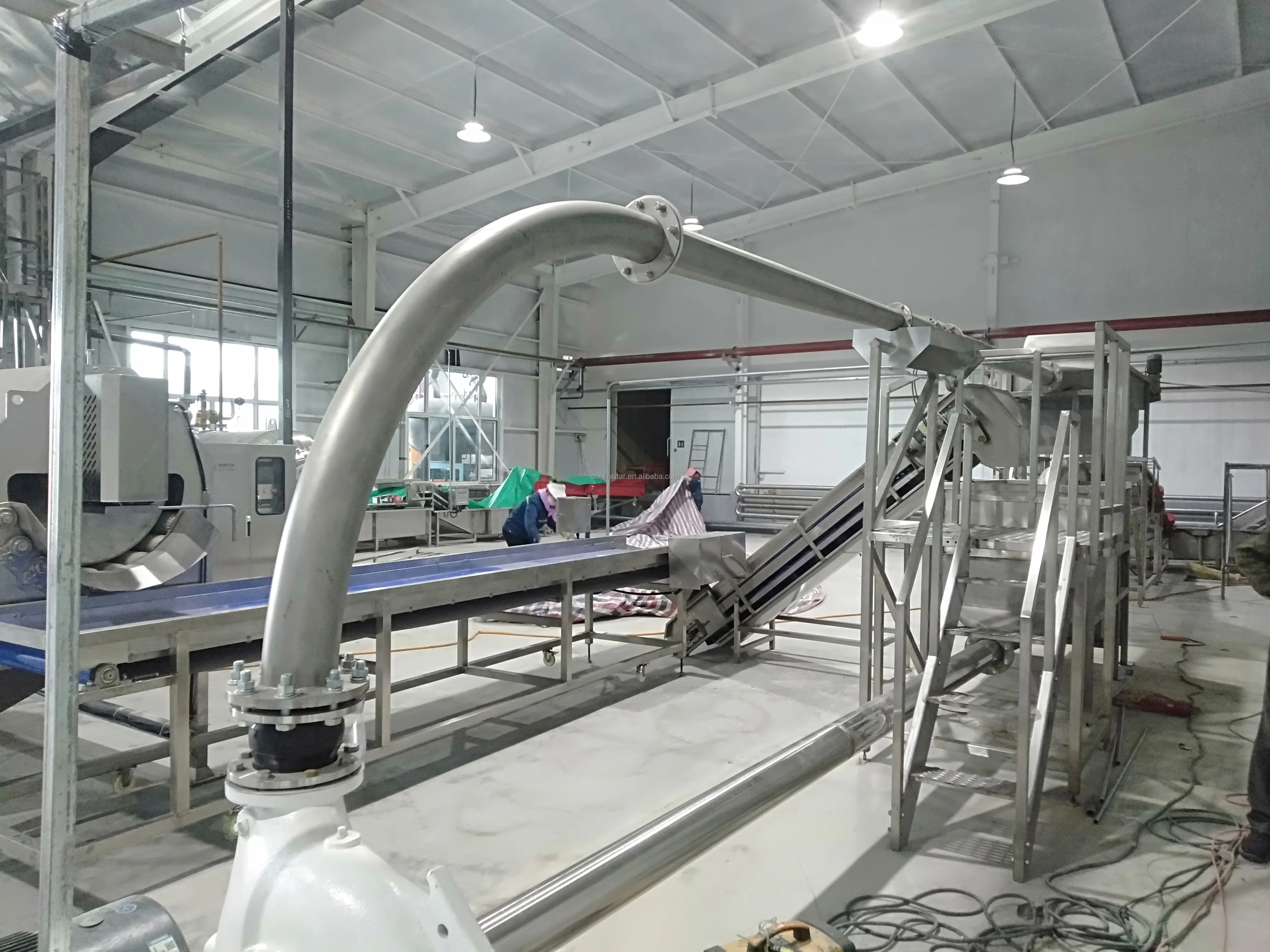 High Efficiency Cassava Sweet Potato Flour Making Processing Machine ...